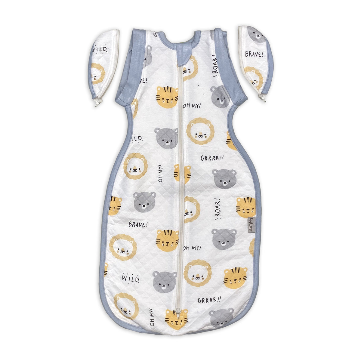 Bamboo Newborn Cocoon Sack 1 TOG (Lion Tiger & Bears Print) - https ...